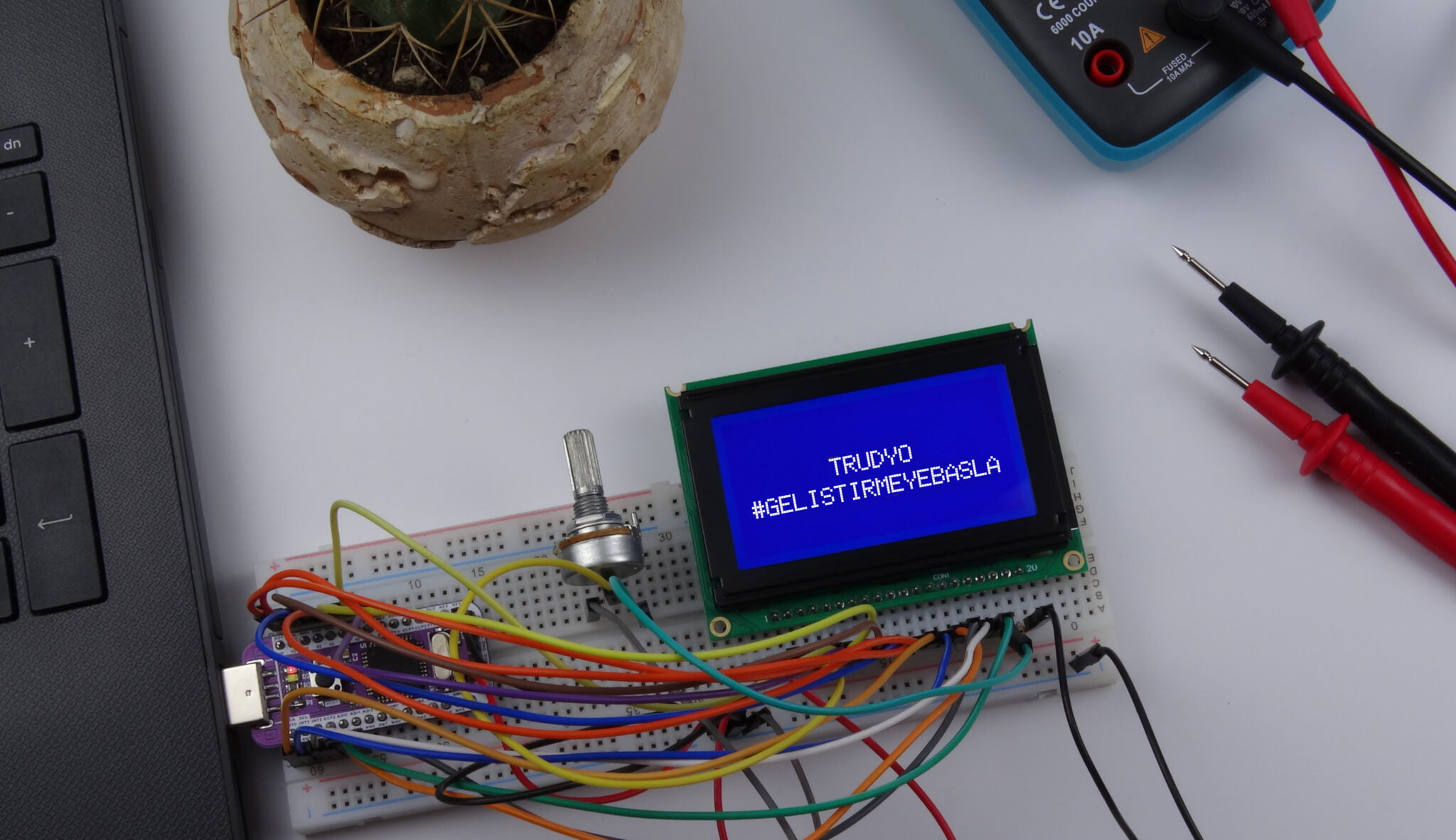 128x64 Grafik LCD Uygulaması – Trudyo