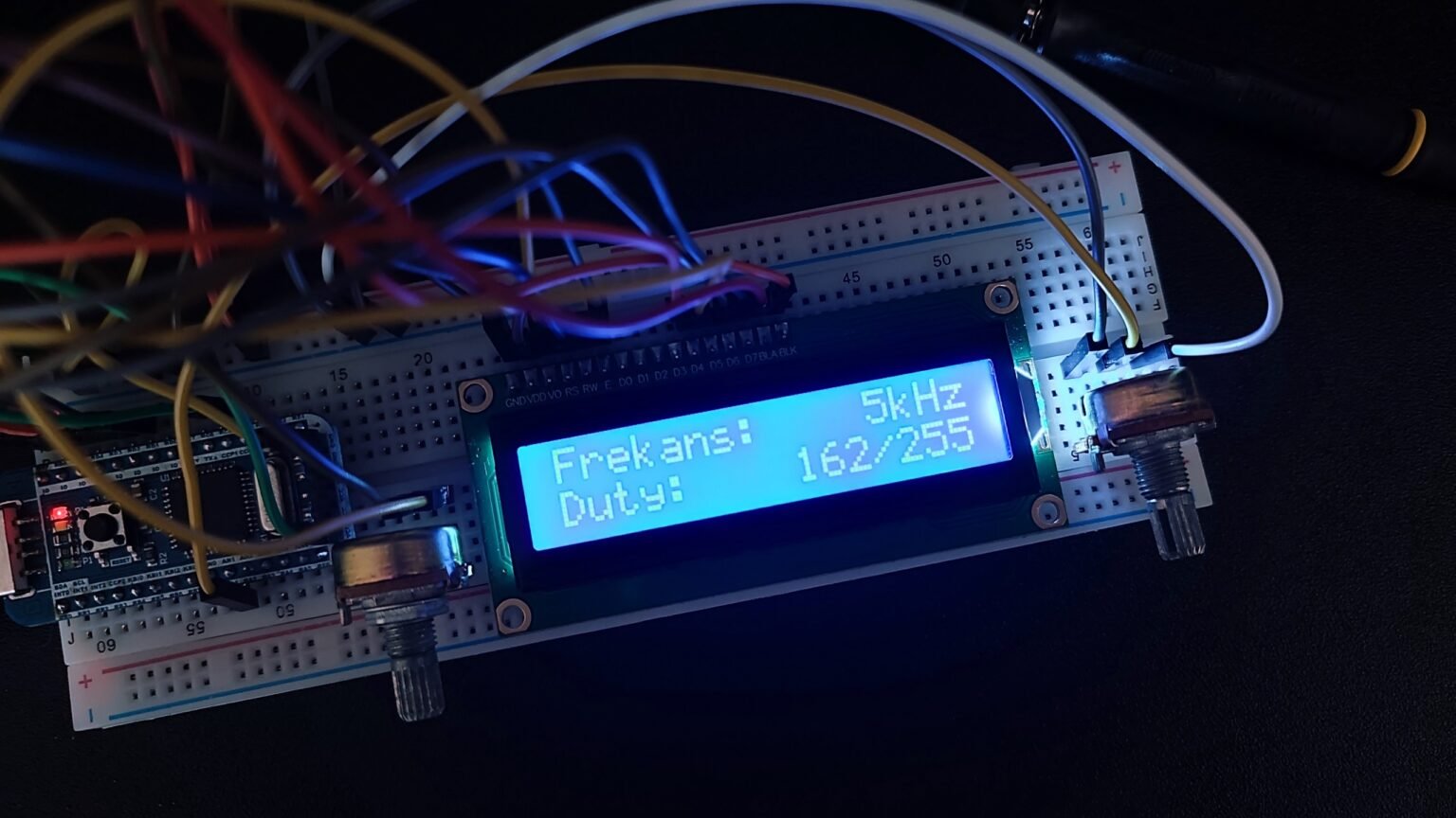 Potansiyometre ile PWM Kontrolü – Trudyo